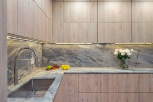 IJen Blue Quartzite Kitchen